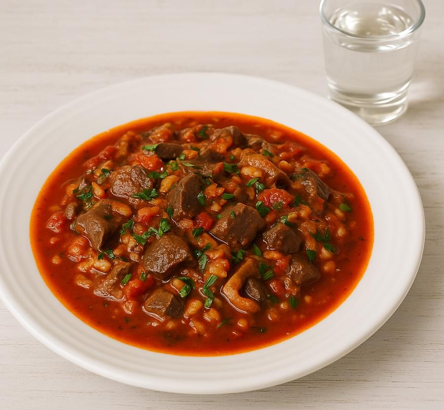 Magiritsa Kokkinisti – A Traditional Thessalian Easter Stew - Kastra ...
